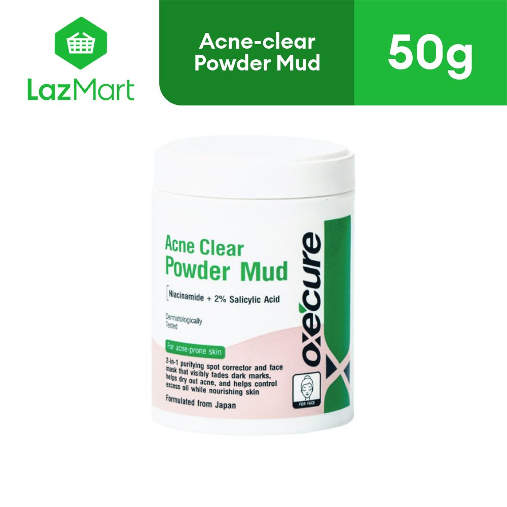 OXECURE Acne Clear Powder Mud 50g | Lazada PH