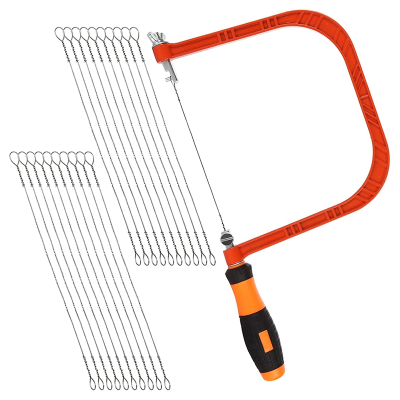 6 Inch Coping Saw Hand Saw, Fret Saw Coping Frame and Extra 20 Pcs ...