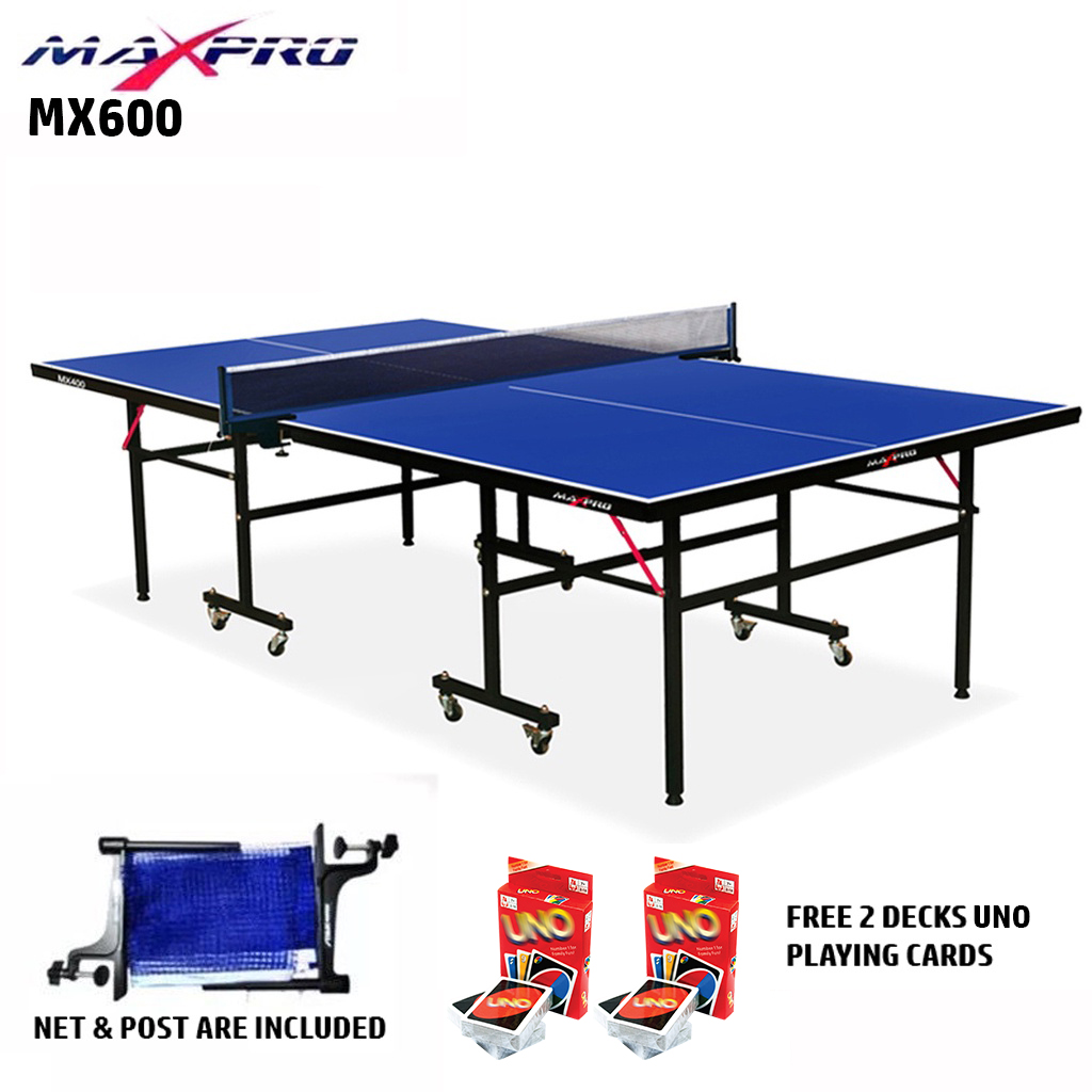 (Variation) MaxPro Table Tennis Table MX500 & MX600 with free 2Decks ...