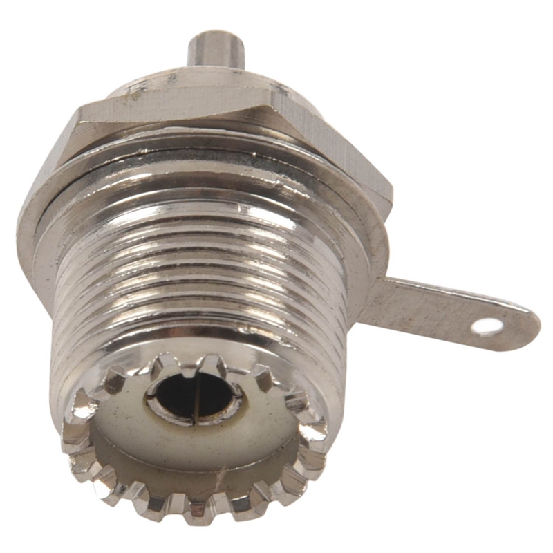 10X UHF Female SO239 Jack Bulkhead Solder Panel Mount RF Straight ...