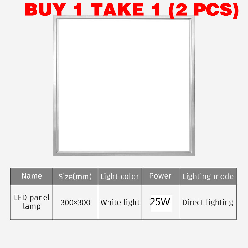 【BUY 1 TAKE 1 】TEP LED panel light embedded kitchen and bathroom ...