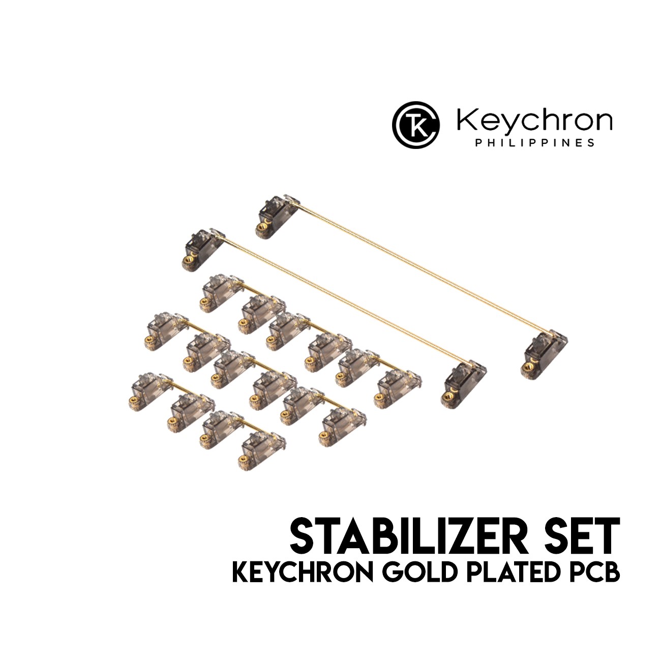 Keychron Gold Plated PCB Mounted Stabilizer Set, WXZ-2 | Lazada PH