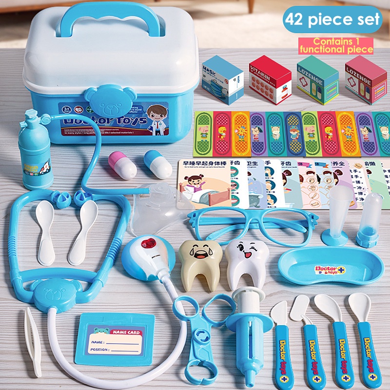 75PCS Doctor Set Toys with Uniform Toys for Kids Gift Children's Role ...