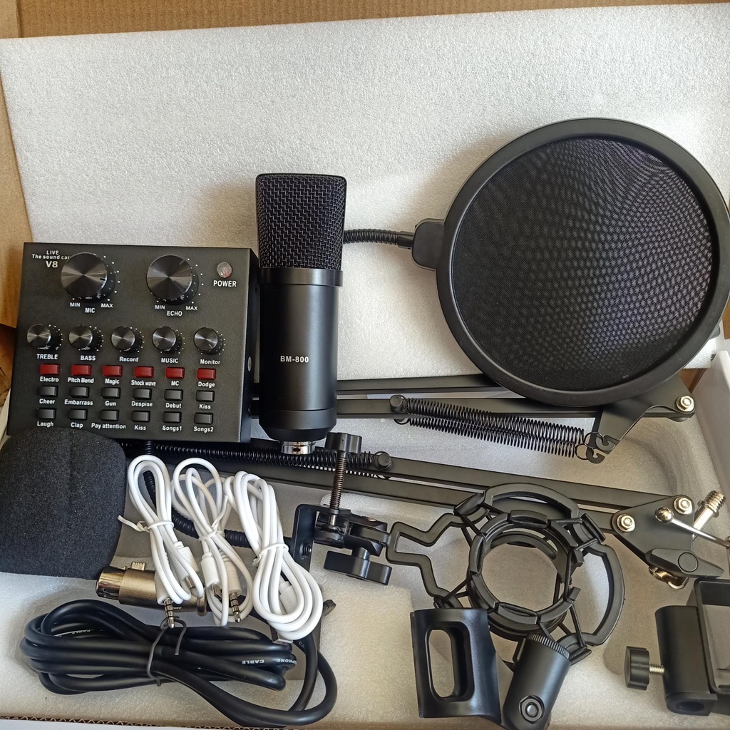 PREMIUM QUALITY BM-800 Condenser 2022 model Set with mini mixer PREMIUM ...