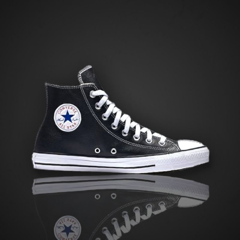 Converse CT leather Hi Black White | Lazada PH