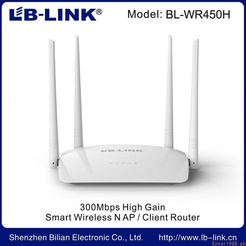 LB Link BL-WR450H N Wireless Router 2.4Ghz 300Mbps | Lazada PH