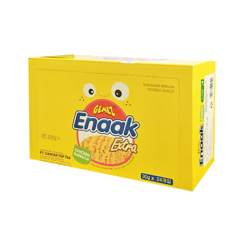 30 packaging Indonesian chicken noodles GEMEZ enaak barbecue-flavored ...