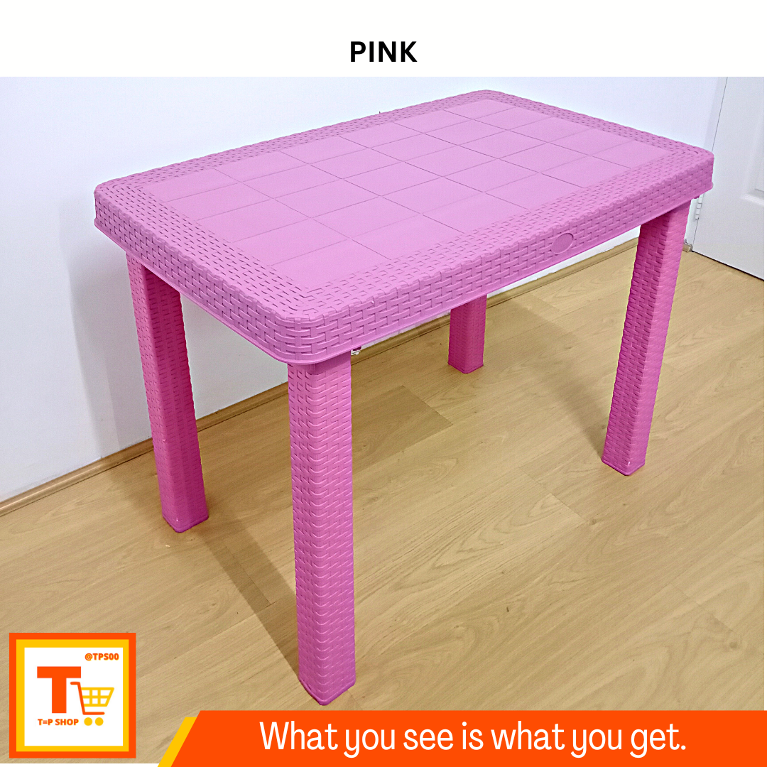 SAMPAGUITA WARE PLASTIC RATTAN DESIGN DINING TABLE FOR INDOOR AND ...