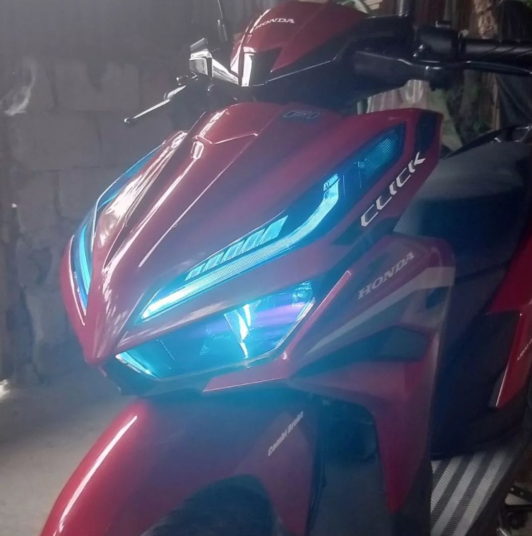 HONDA CLICK V4 V3 V2 / 125i 150i Headlight Tint + Kilay Tint Game ...