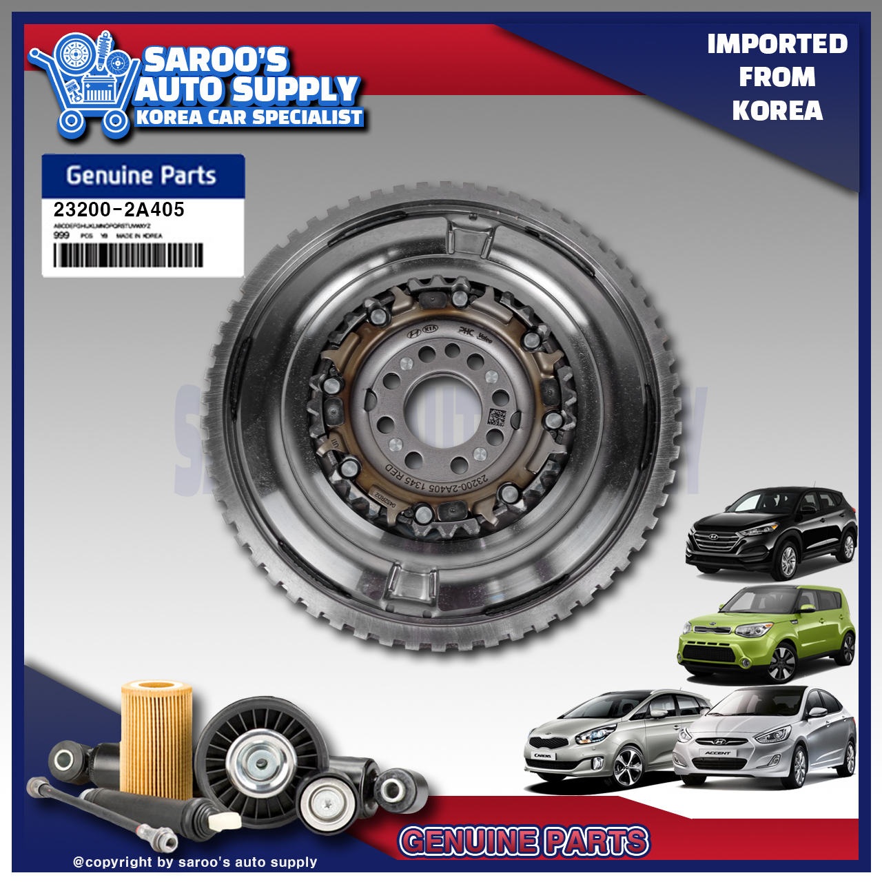 [Genuine] Flywheel Assembly For Accent , Tucson , Soul , Diesel ...