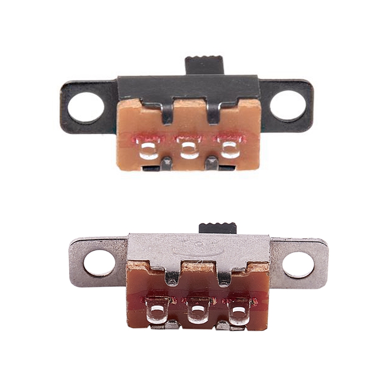 10 Pcs 50V 0.5A 3 Pin 2 Position On/OFF 1P2T SPDT Slide Switch 3 Pin - Life fashion supermarket ...