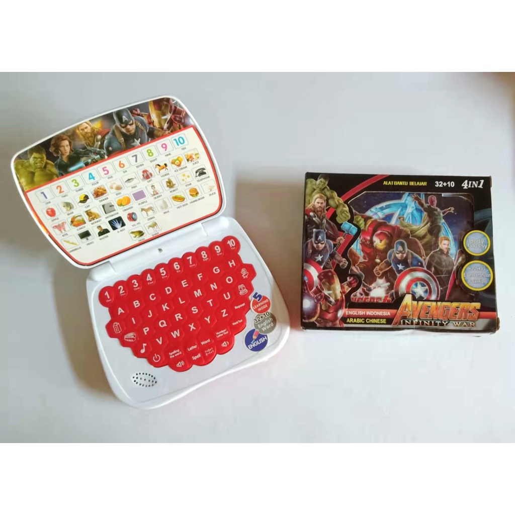 Frozen Princess Cars Avengers Kids English Learning Electronic Mini ...