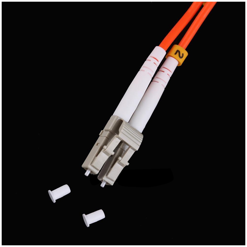 1M Jumper Cable Duplex Multimode LC-LC LC To LC Fiber Optic Optical ...