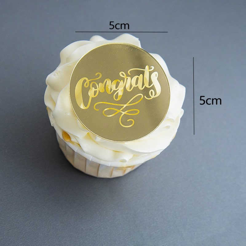 mini graduation topper mini acrylic topper mini cupcake topper | Lazada PH