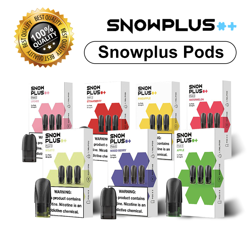 Legit Snowplus pods 3in1 flavor E-liquid juice Snowplus GEN 3 Pods Vape ...