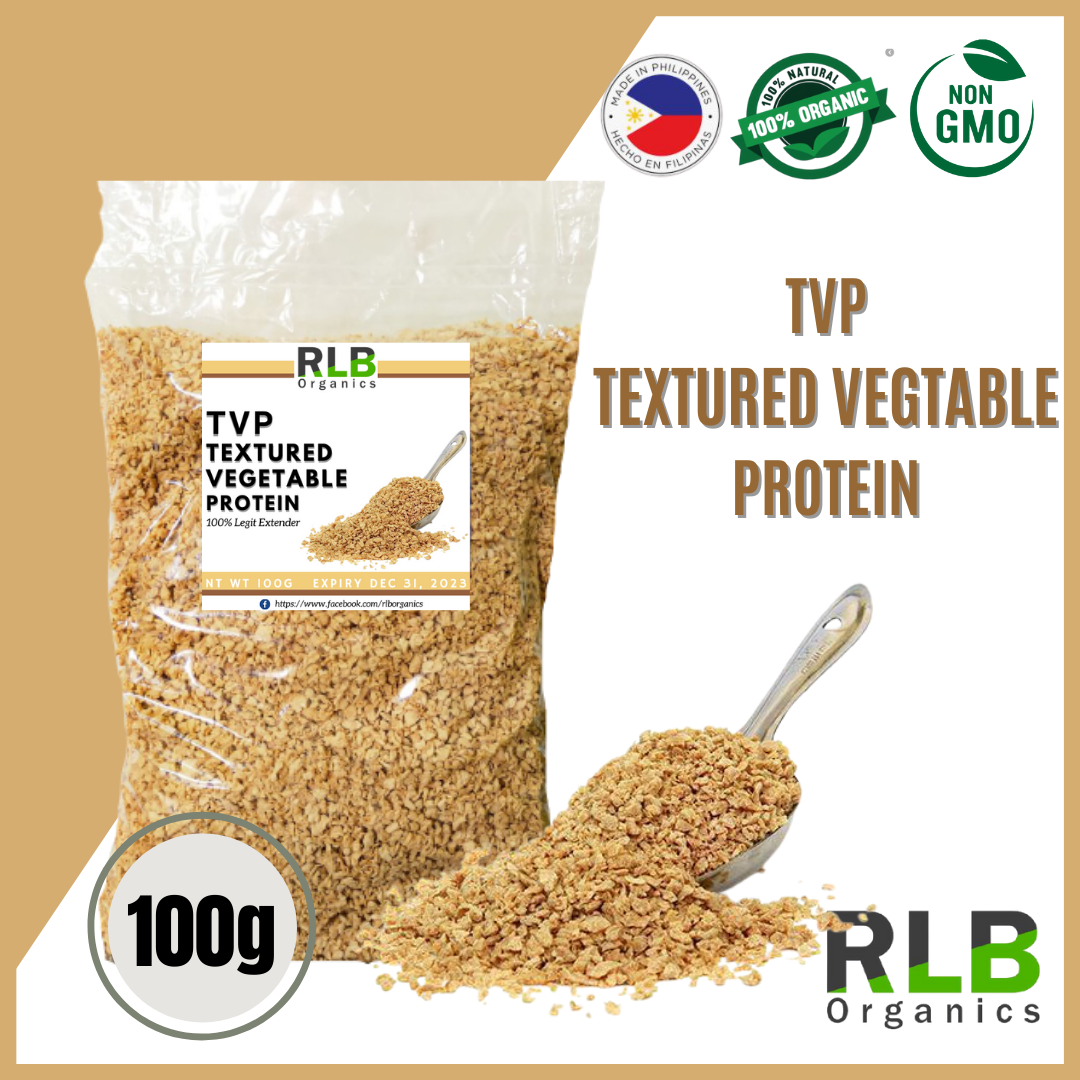 100 grams Textured Vegetable Protein Granules TVP Non Meat Extender ...