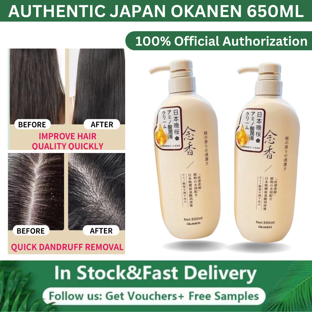 Original OKANEN Japan Sakura Shampoo and Conditioner | Okanen Japan ...
