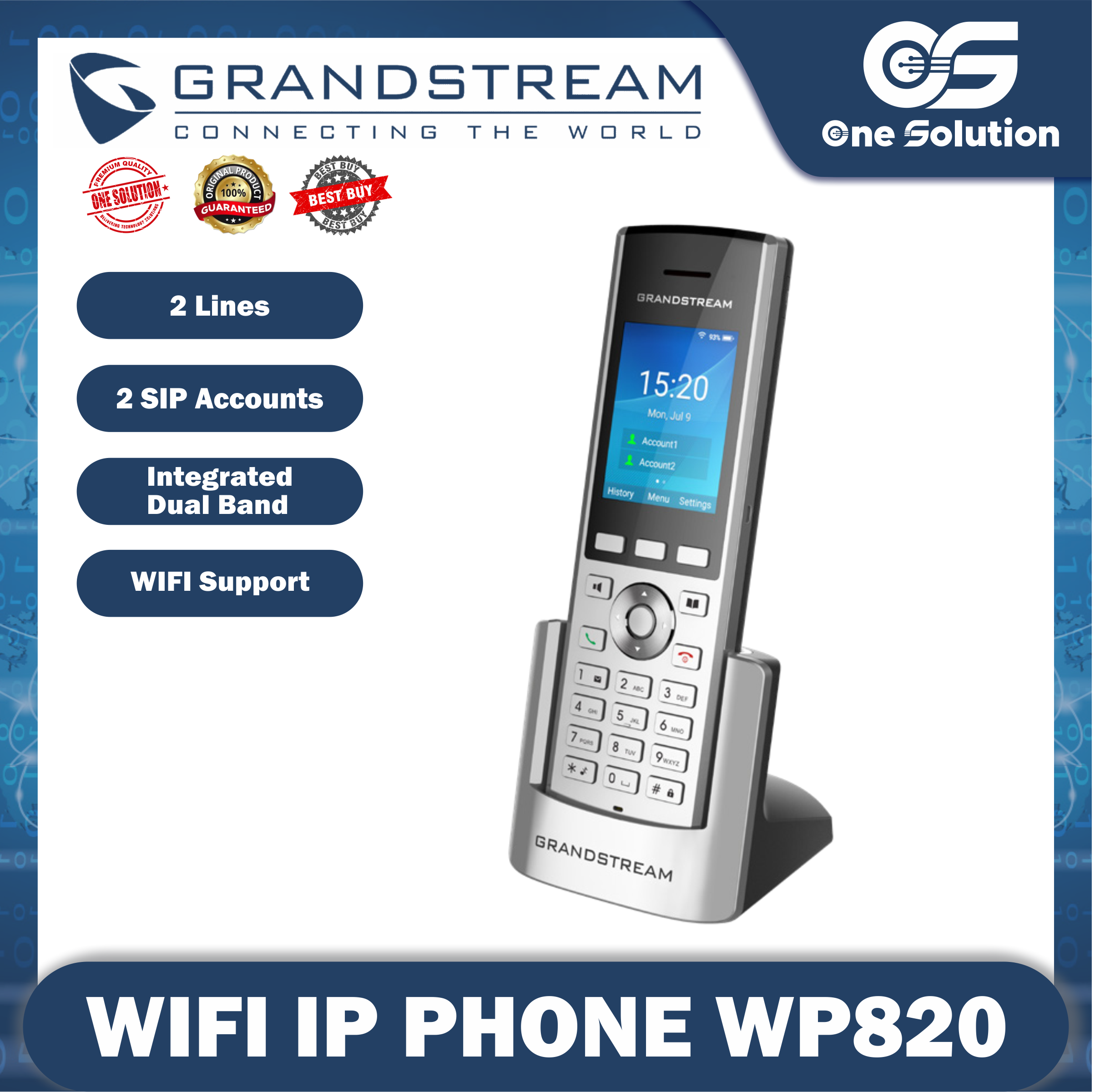 Grandstream WP820 Integerated IP Phone - One solution | Lazada PH