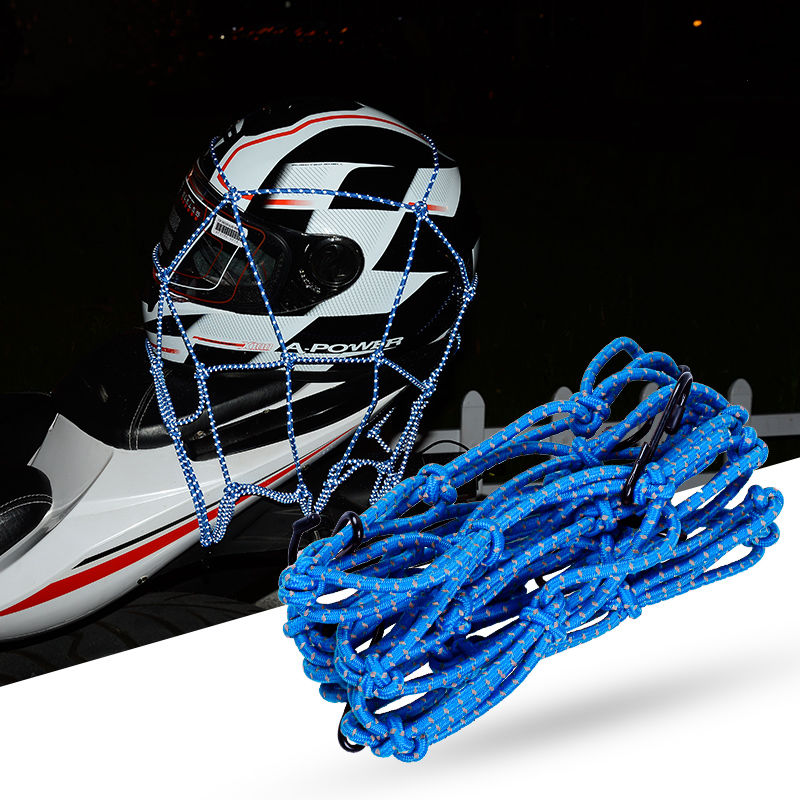 Reflective motorcycle Moto Helmet Mesh Net Motorcycle Luggage ...