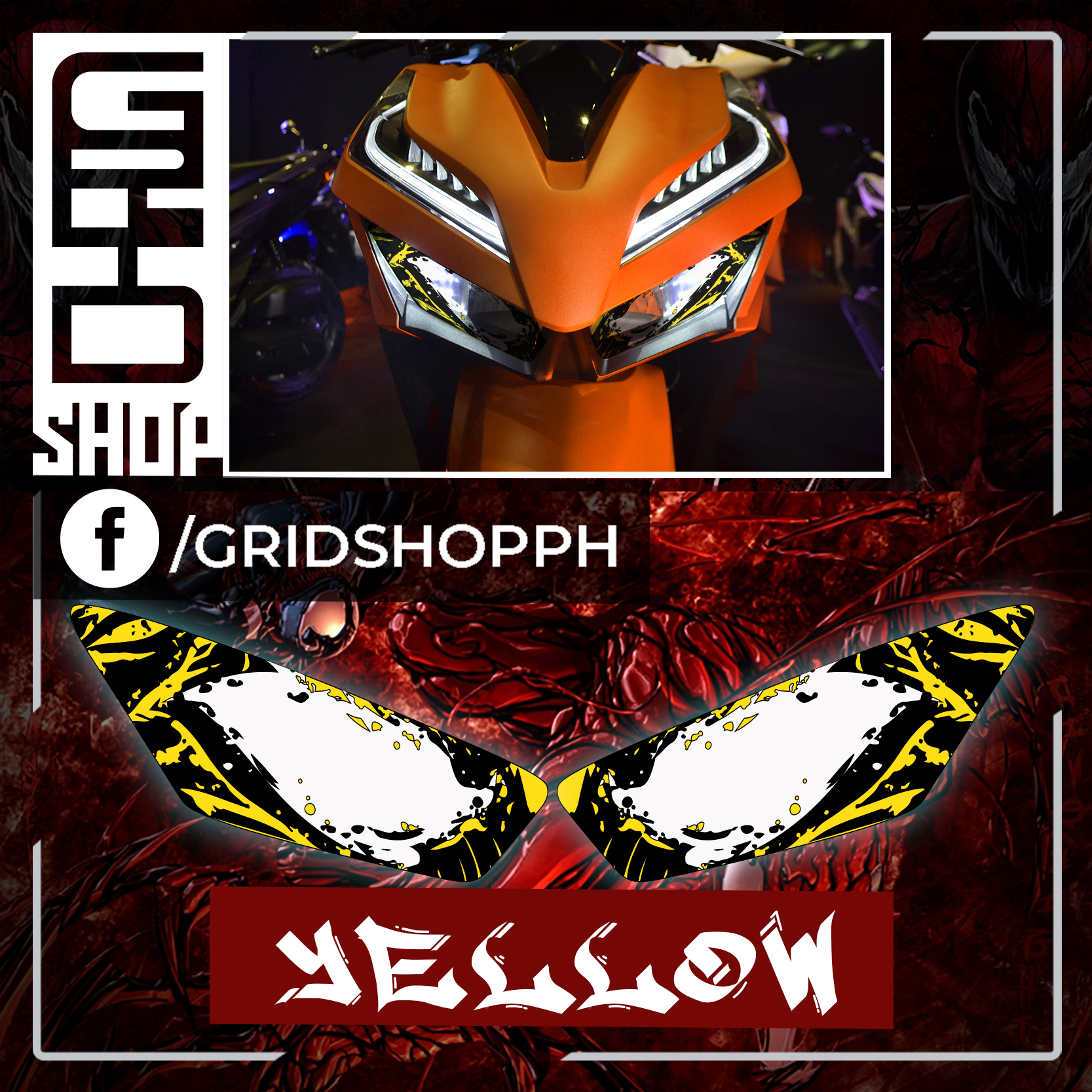 Carnage Winker Eye for Honda Click 125i/150i V2/V3 | Lazada PH