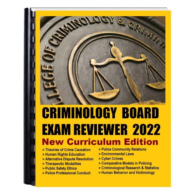 Criminology Board Exam Reviewer 2022 New Curriculum Edition ...