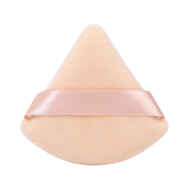 Velvet Triangle Powder Puff Flours Mini Face Makeup Sponges Cosmetic ...