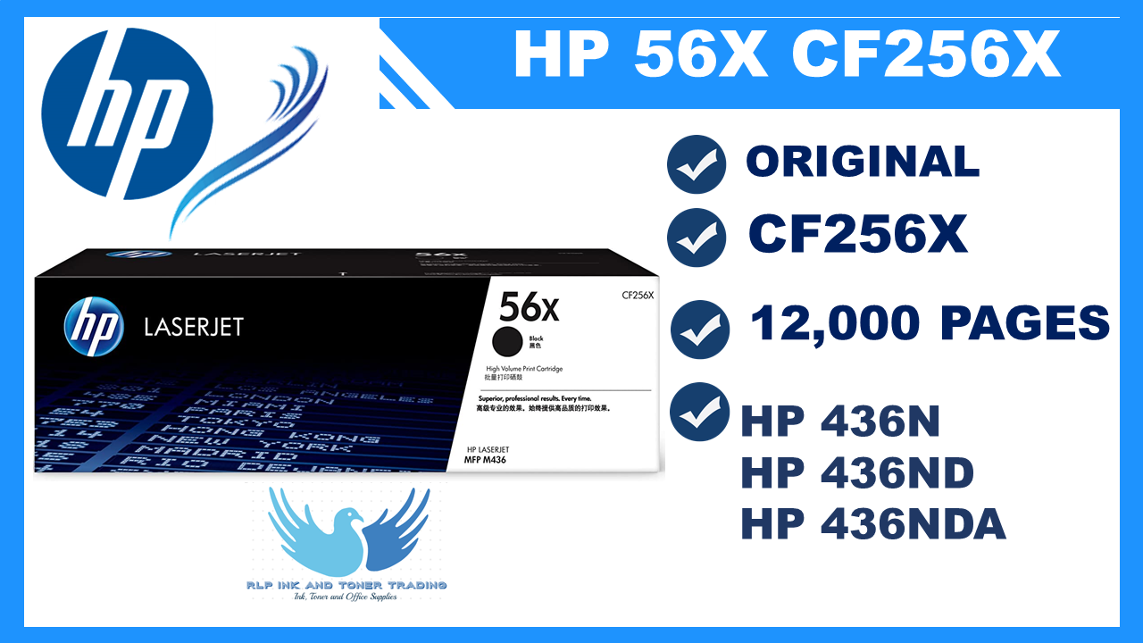 HP 56X High Yield Black Original LaserJet Toner Cartridge (CF256X ...