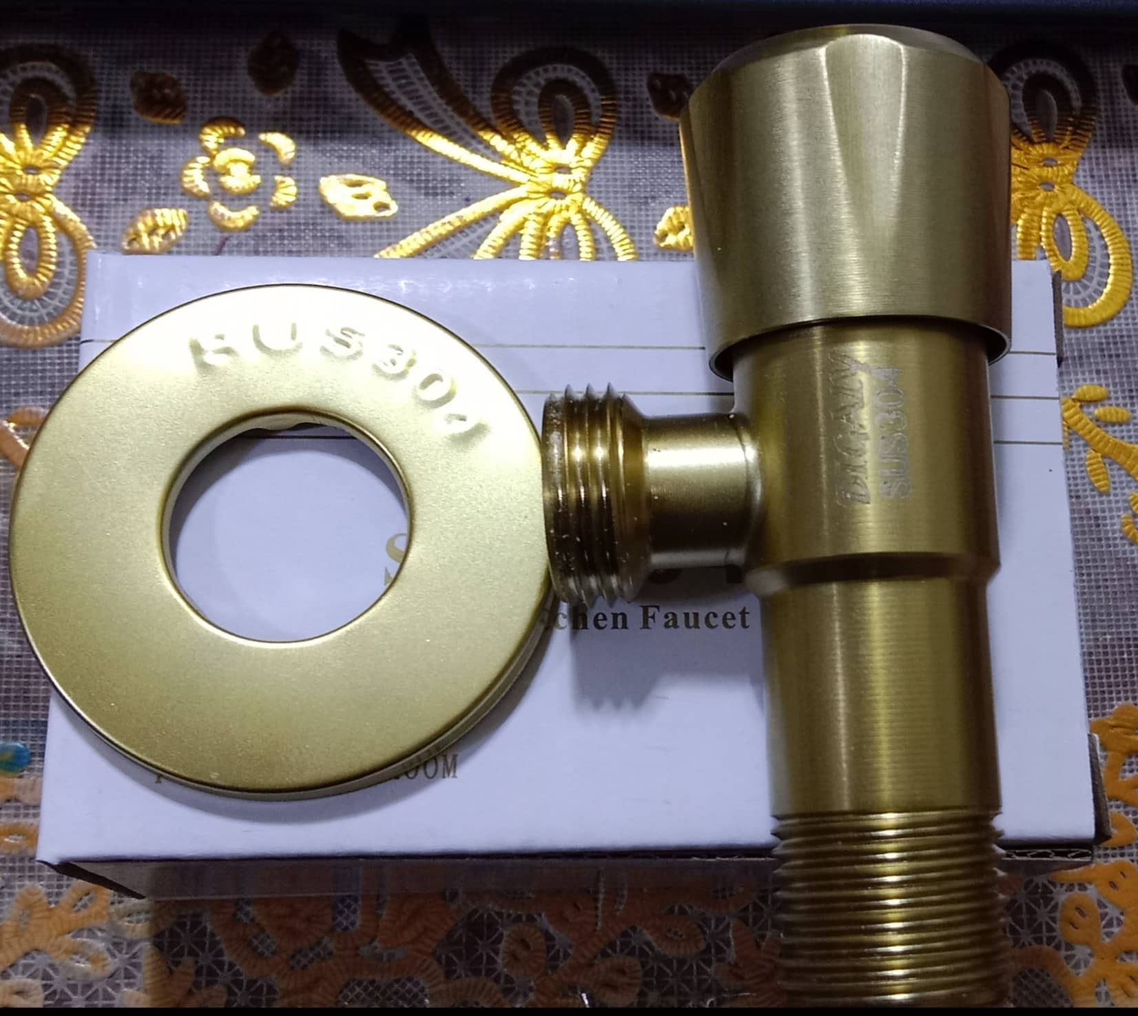SUS304 Gold Angle Valve | Lazada PH