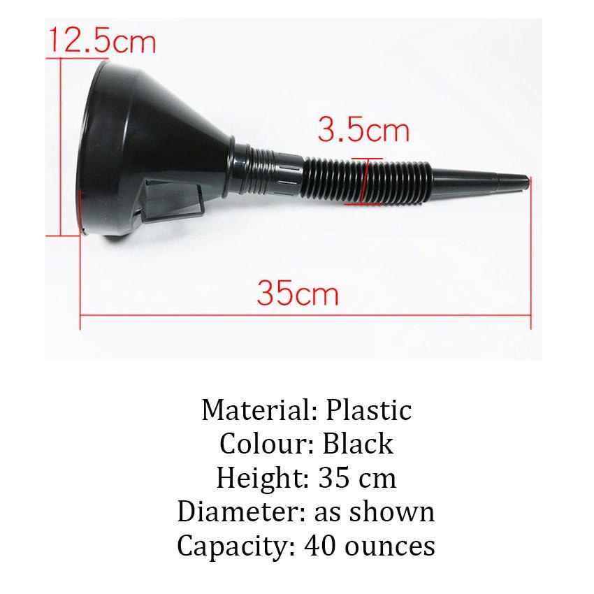 Oiler Filter Funnel Car Motorcycle Refueling Longer Filter Funnel with ...