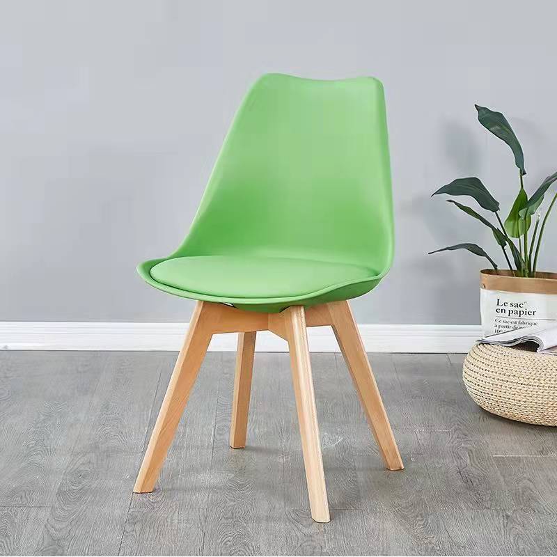 Ya&Ya Nordic Study Chair with Cushion Modern Simple Dining Chair ...
