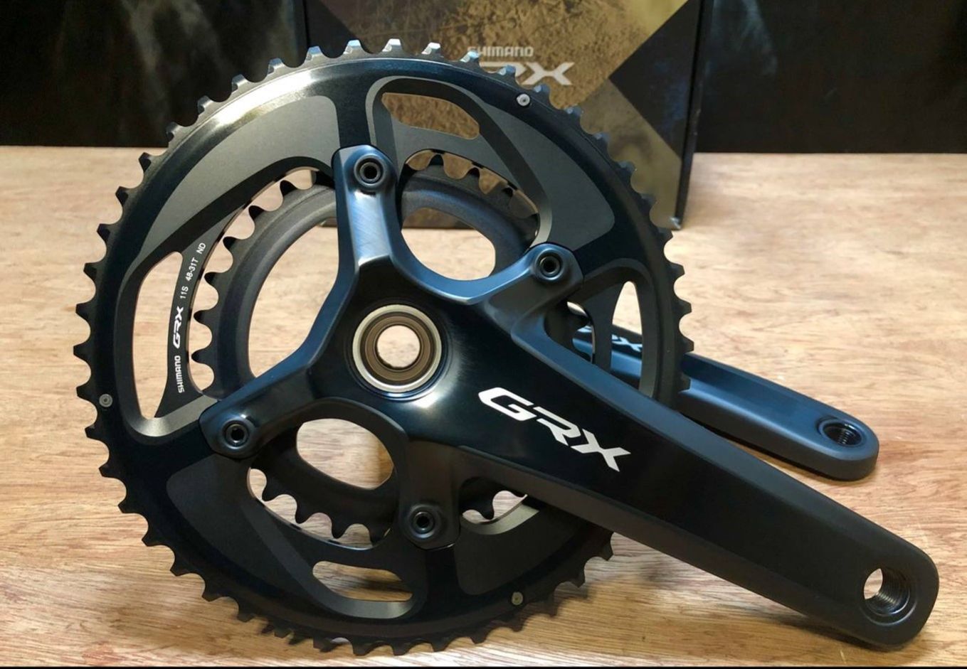 Shimano GRX FC-RX810-2 48/31T 170mm 11spd (w/o BB) Crankset (100% ...