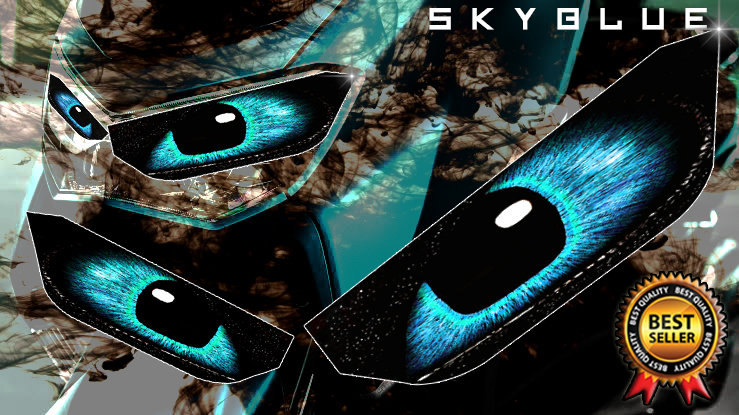 Nmax V2 Winker eye Toothless Dragon/Transparent&Laminated/Rain or Shine ...