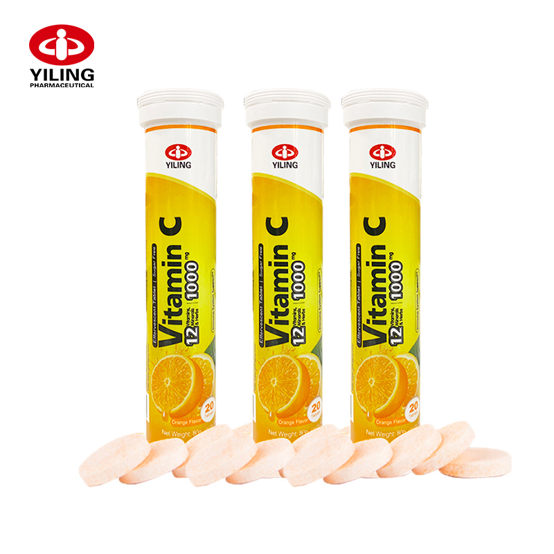 YILING Lianhua Vitamine C 1000mg + Vitamine A + Vitamine E + Multiple ...