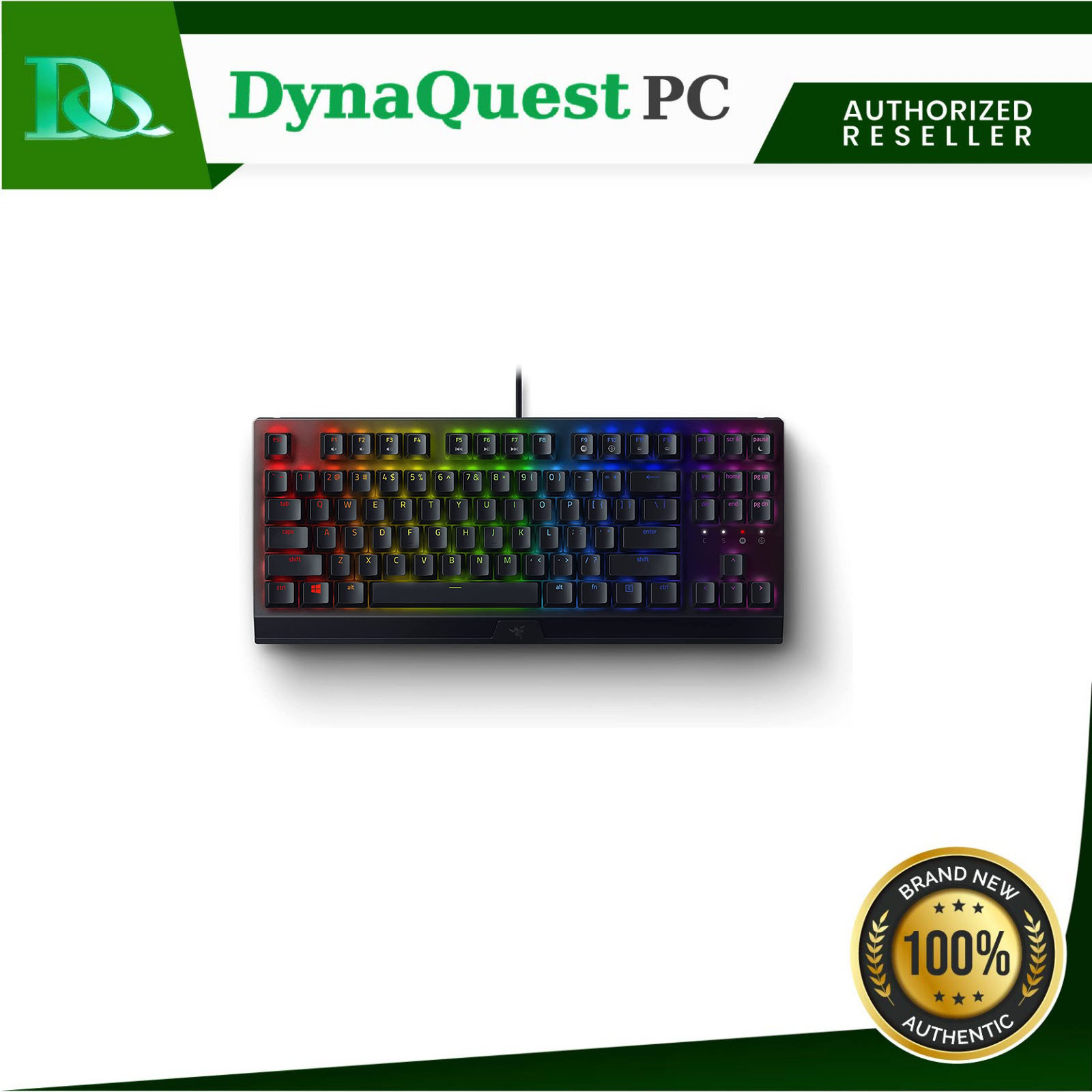 Razer Blackwidow Chroma V3 TKL Compact Mechanical Keyboard [Yellow ...
