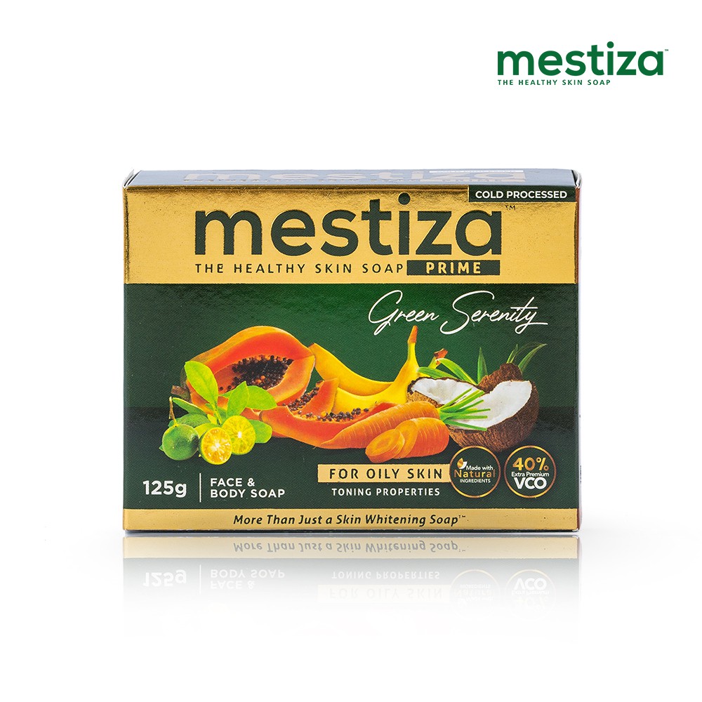 Mestiza Face & Body Soap Prime Green Serenity 125g (Old Packaging ...