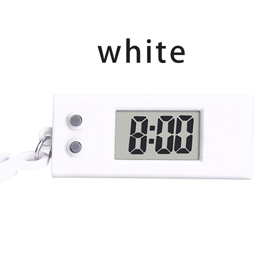 Mini electronic pocket watch Mute Watch Portable Backpack Keychain ...