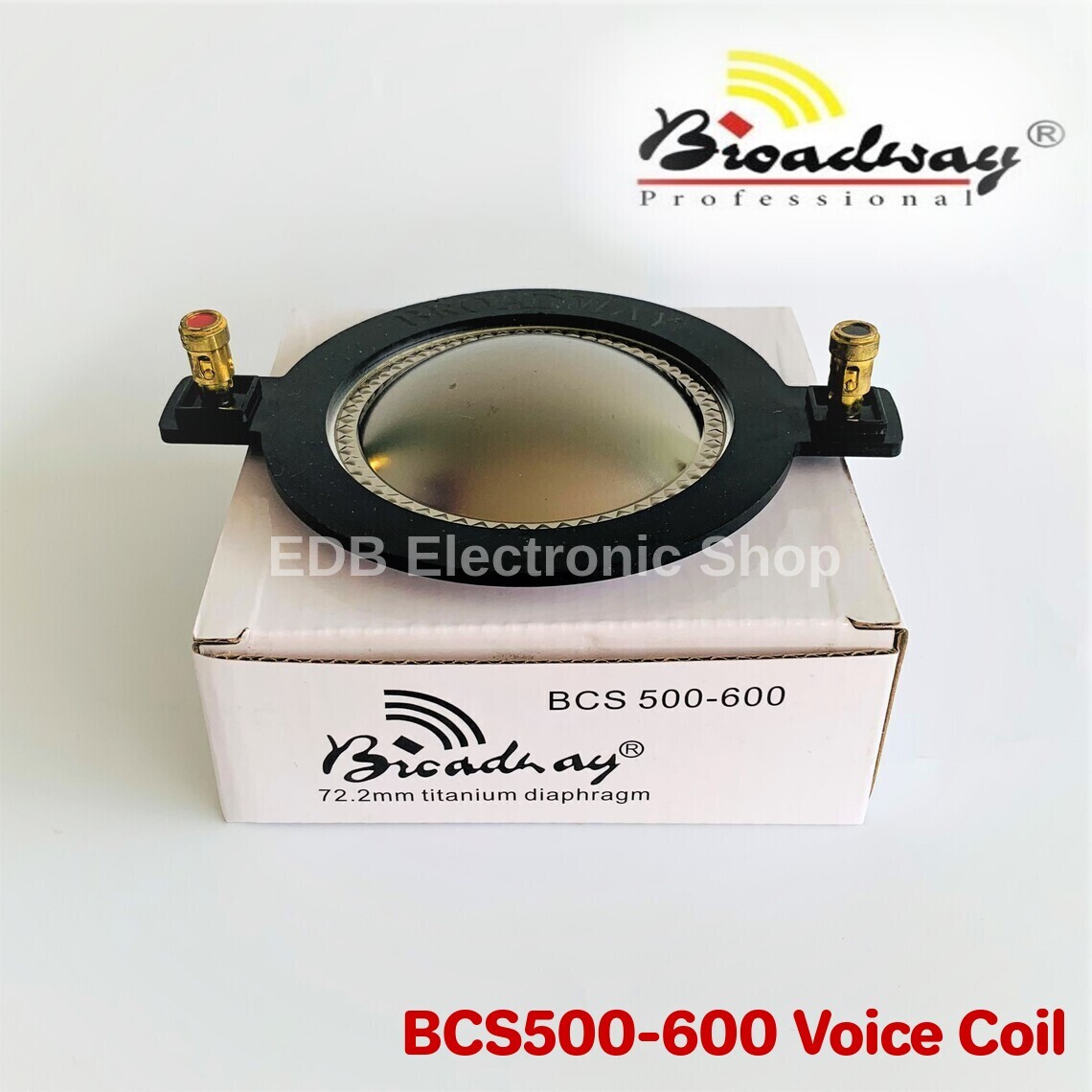 72.2mm Voice Coil 500-600 watts / Tweeter Coil Original Broadway / BCS ...