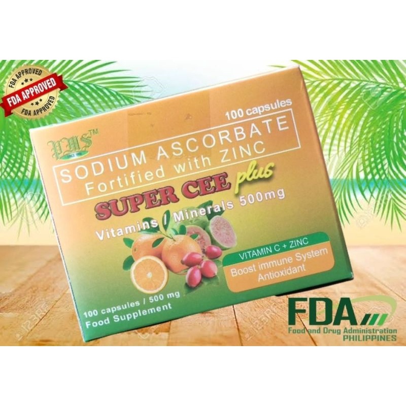 [SPOT HOT SALE] SUPER CEE PLUS (Sodium Ascorbate with Zinc) 100 ...