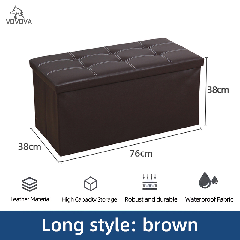 VOVOVA Sofa Storage Stool Ottoman Sofa Foldable storage box Folding ...