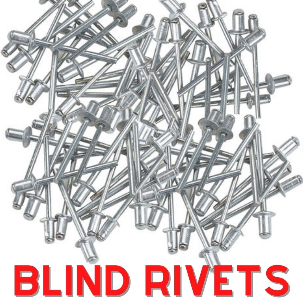 New 2023 (PER BOX) BLIND RIVETS 1/8x1/2 1/8x3/4 5/32x1/2 5/32x3/4 3 ...