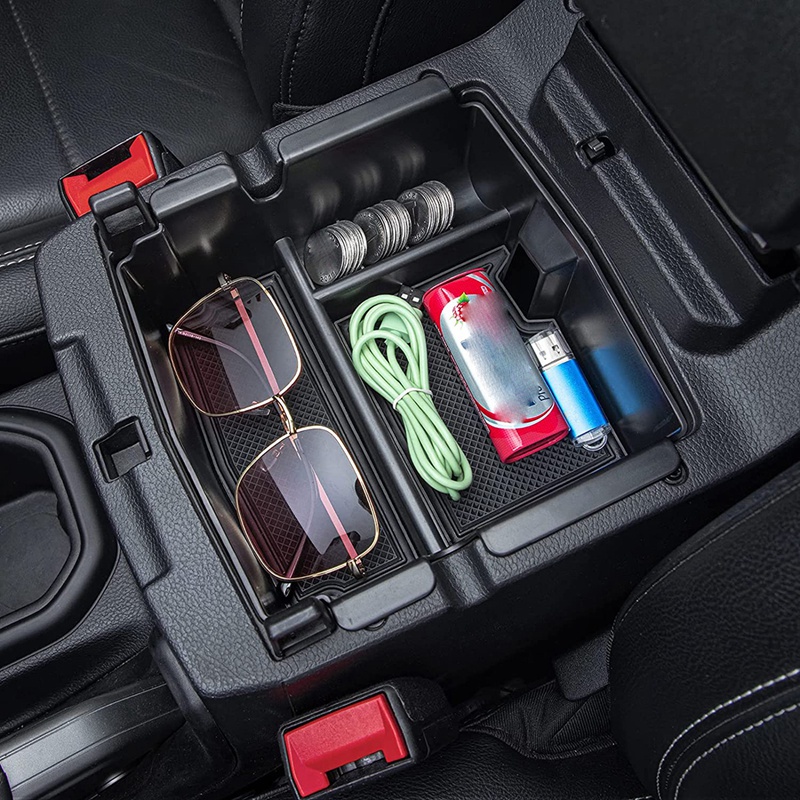 【Ready Stock&COD】Center Console Organizer for Jeep Wrangler JL JLU ...