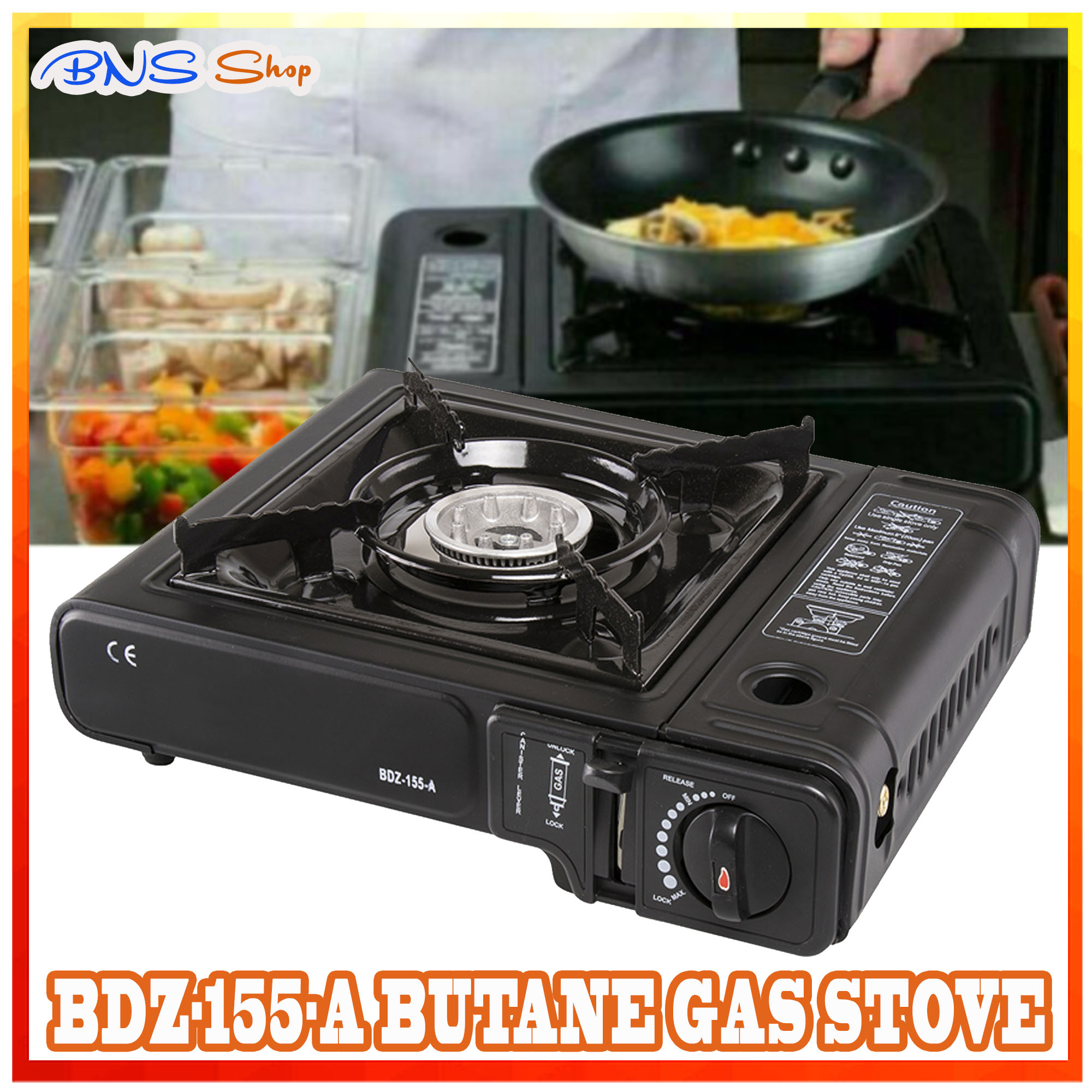 BDZ-155-A Portable Butane Gas Stove Camping Gas Stove Single Burner for ...