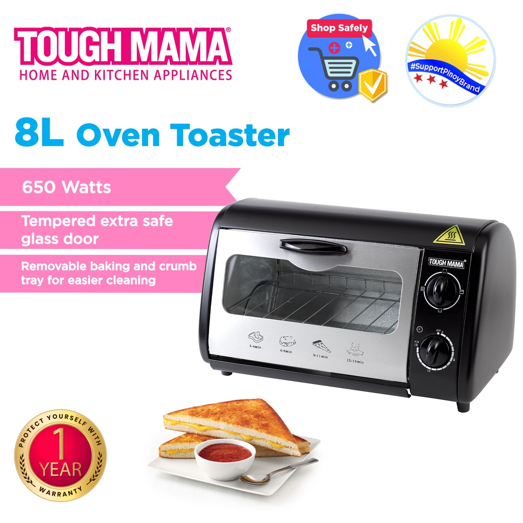 Tough Mama NTMOT-8SS 8L Oven Toaster | Lazada PH