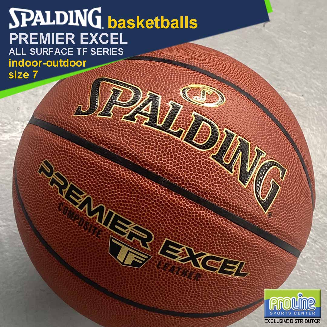 SPALDING Premier Excel Original Indoor-Outdoor Basketball Size 7 ...