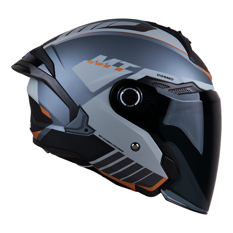 MT Cosmo SV GD - CRUISER Dual Visor Open Face Helmet (FREE CLEAR VISOR ...