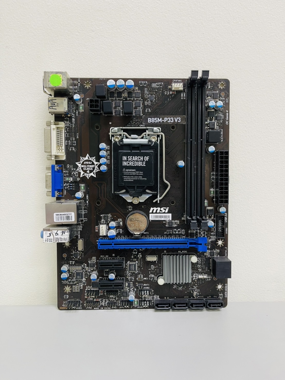 MSI B85M-P33 V3 INTEL 4TH GEN Motherboard Socket B85 LGA 1150 16GB i3 ...