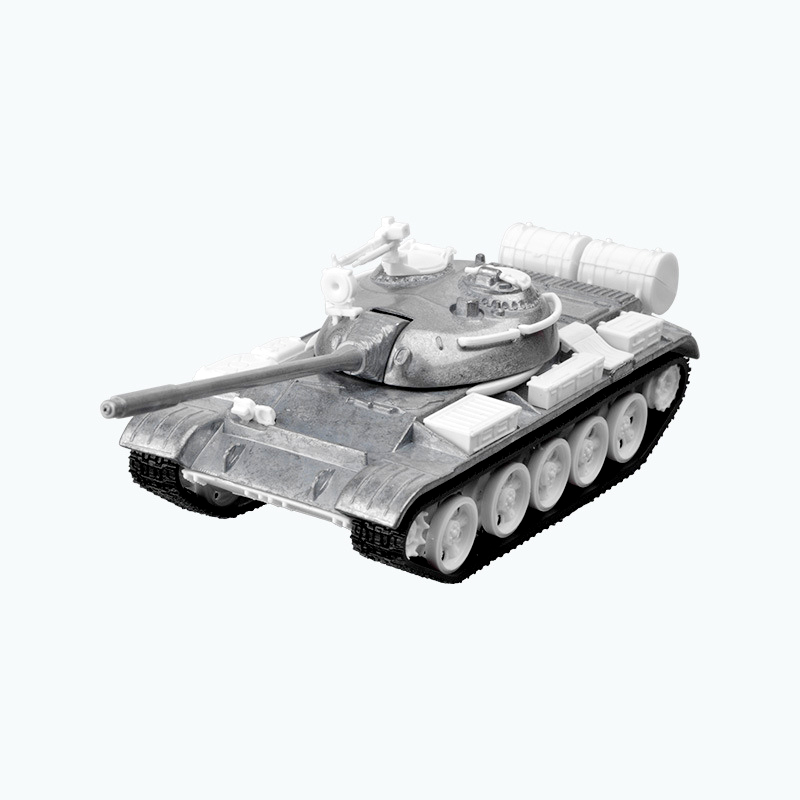 HOT★1/43 Alloy Soviet T55 Main Battle Tank Model T-55 MBT Diecast Tank ...