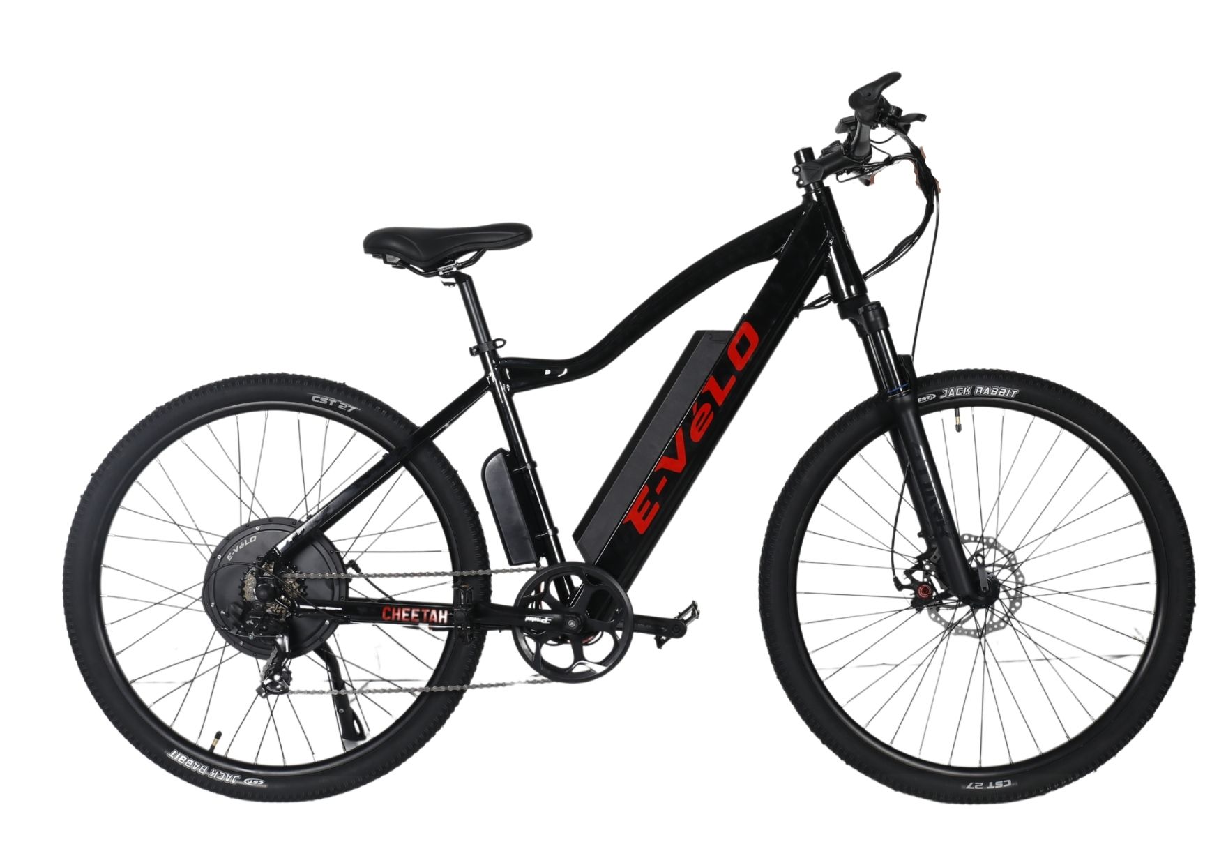 E-VeLO CHEETAH 29er Electric Bike Onyx Black, 1000W Hub Motor, Top ...