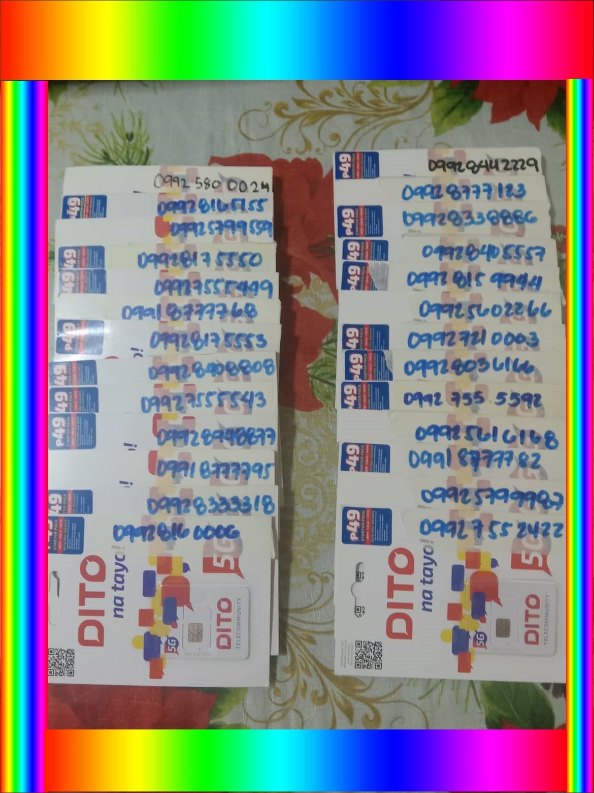 SALE DITO SIM SPECIAL NUMBER GOOD FOR BUSSINES & PERSONAL NUMBER ...