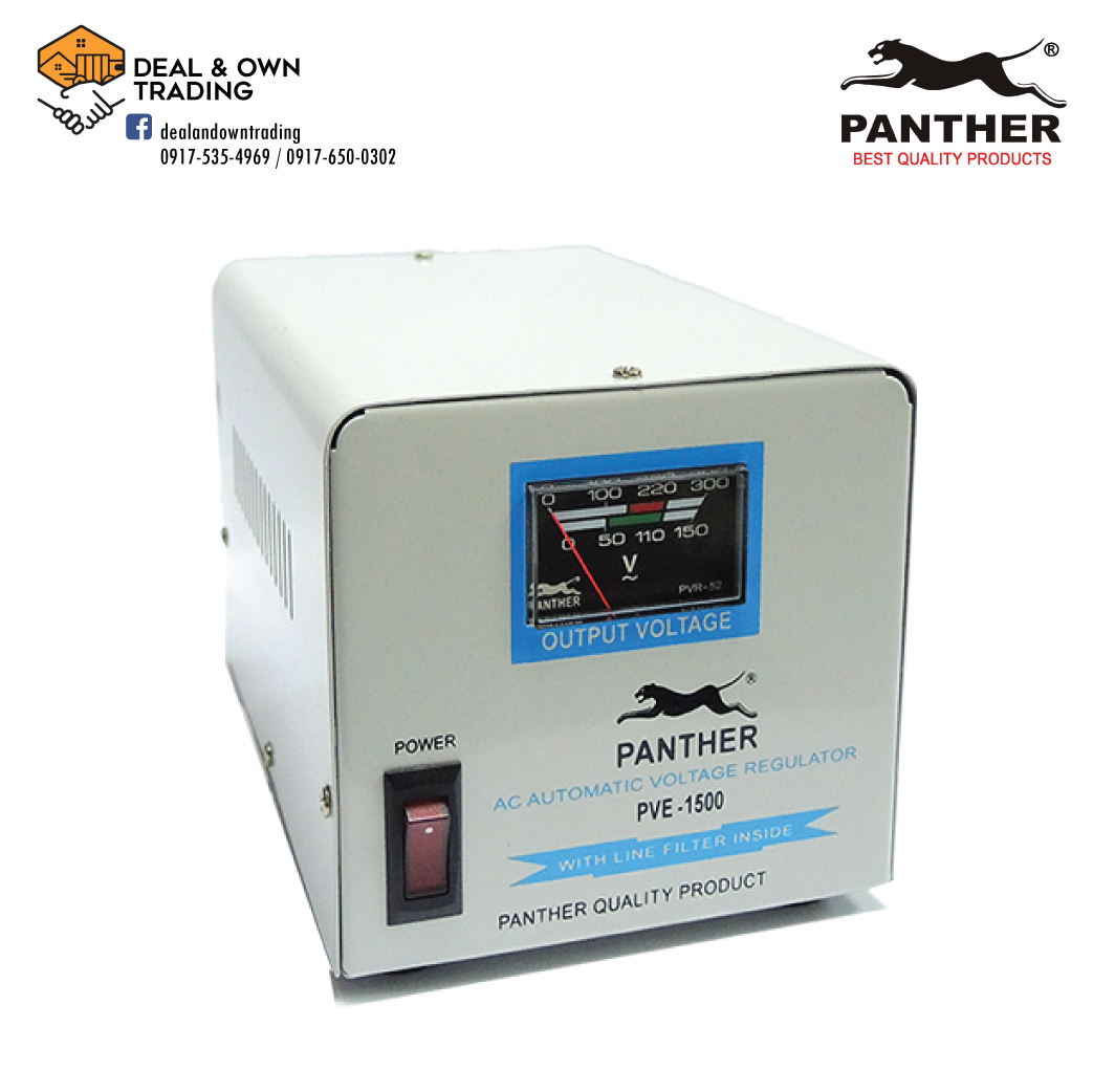 Panther PVE-1500 1500W Relay Type AVR, Output 220V AC | Lazada PH
